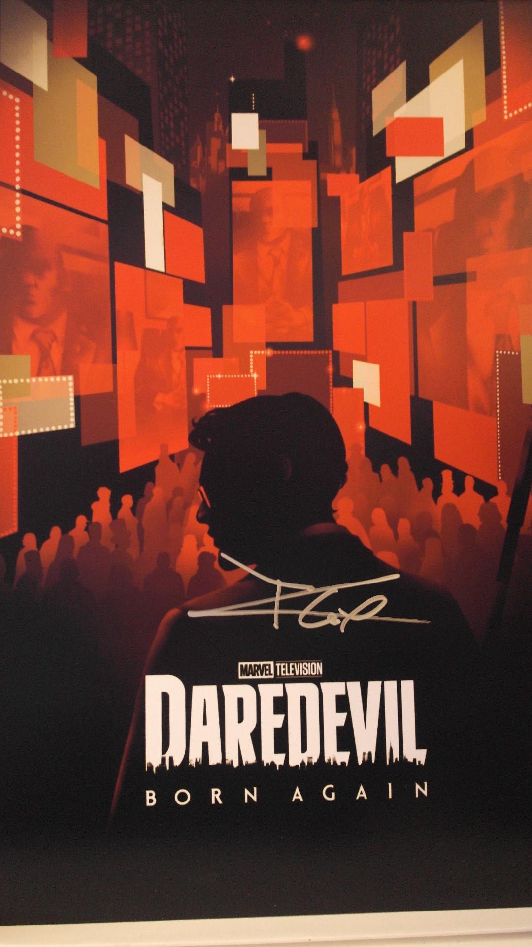 11X17 - Autographed Limited Poster - Daredevil - Born Again - Charlie ...
