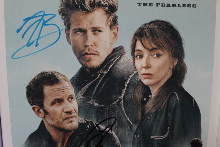 13x19 - Autographed Movie Poster - the Bikeriders - Austin Butler, Tom ...