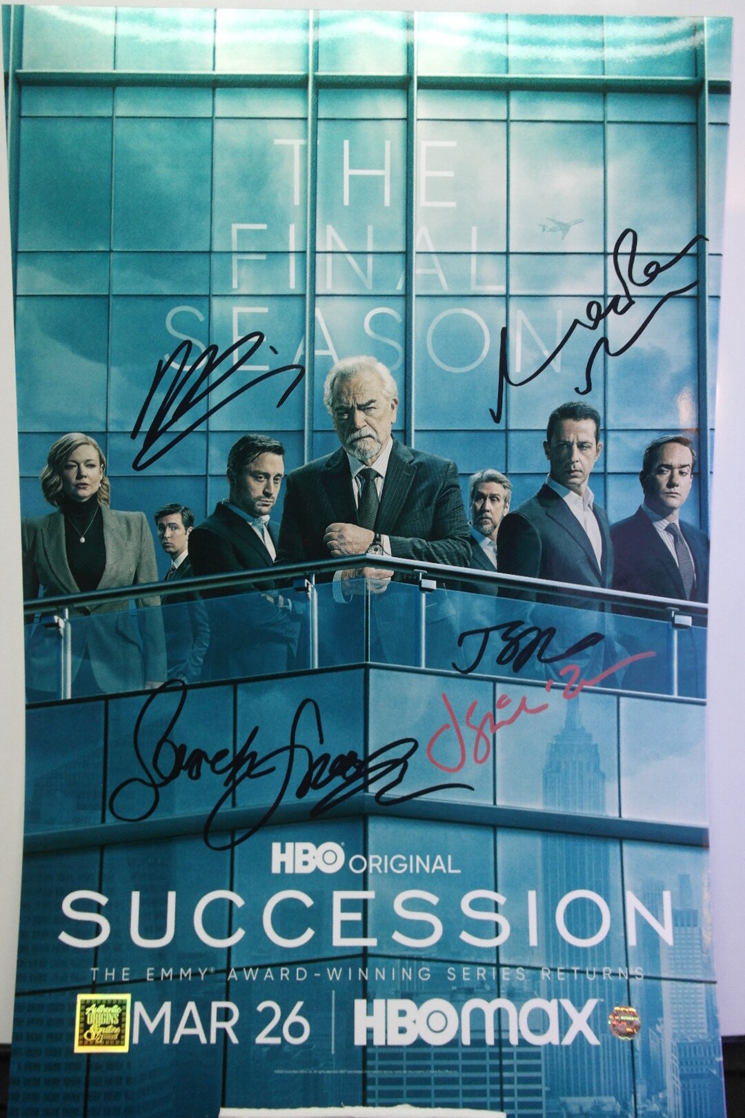 Autographed TV Poster Succession Jeremy Strong 11x17 COA - Etsy