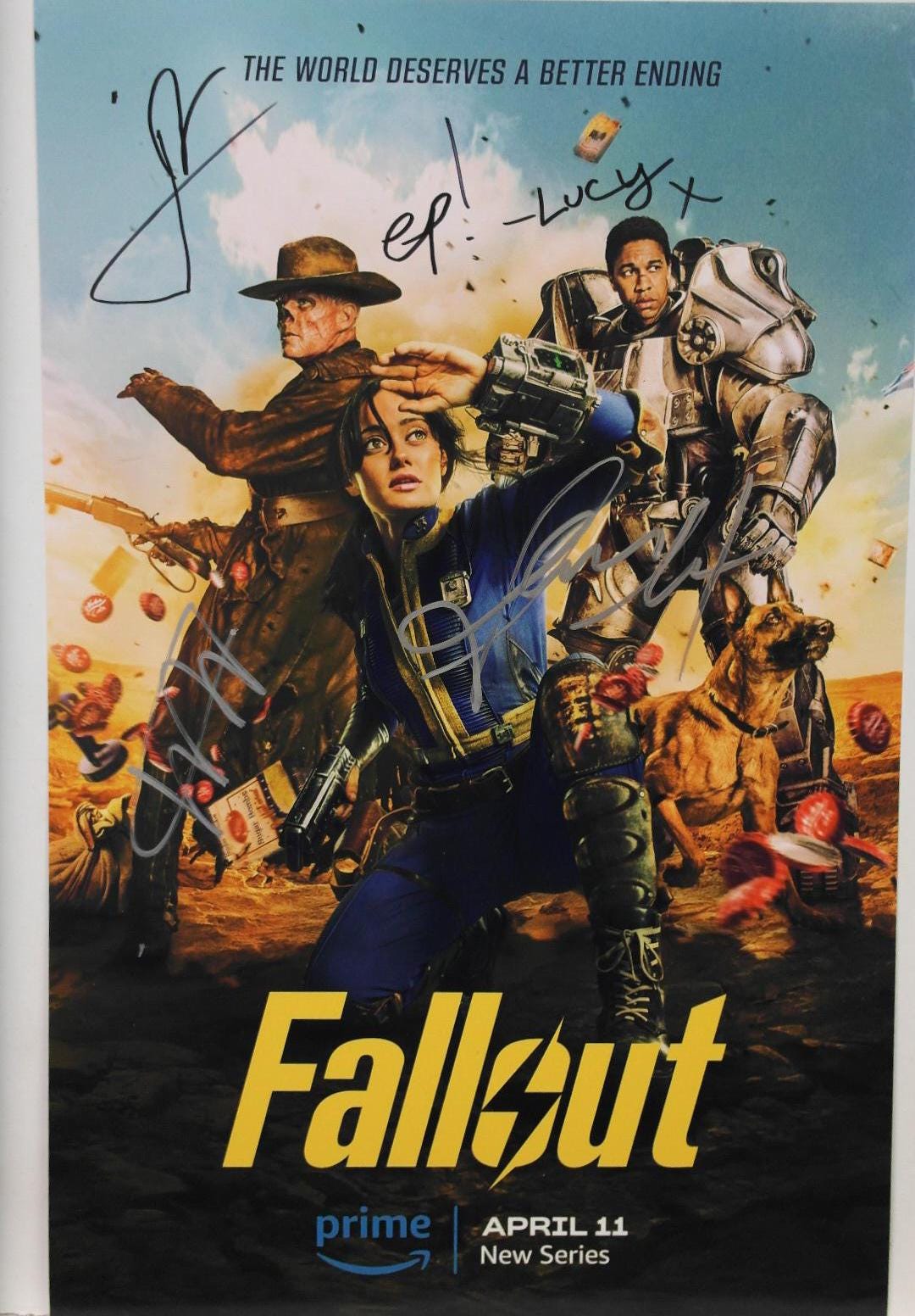 11x17 - Signed Poster - Fallout - Ella Purnell, Aaron Moten + COA - Etsy