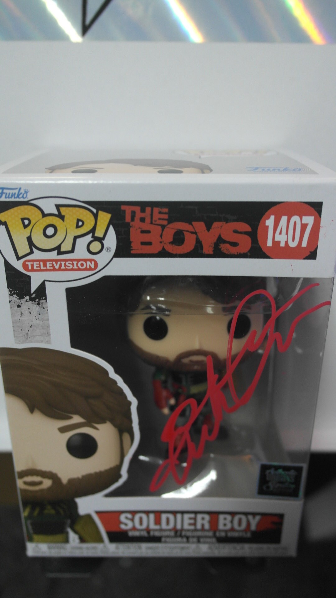 Signed Funko Pop 1407 the Boys Soldier Boy Jensen Ackles COA - Etsy