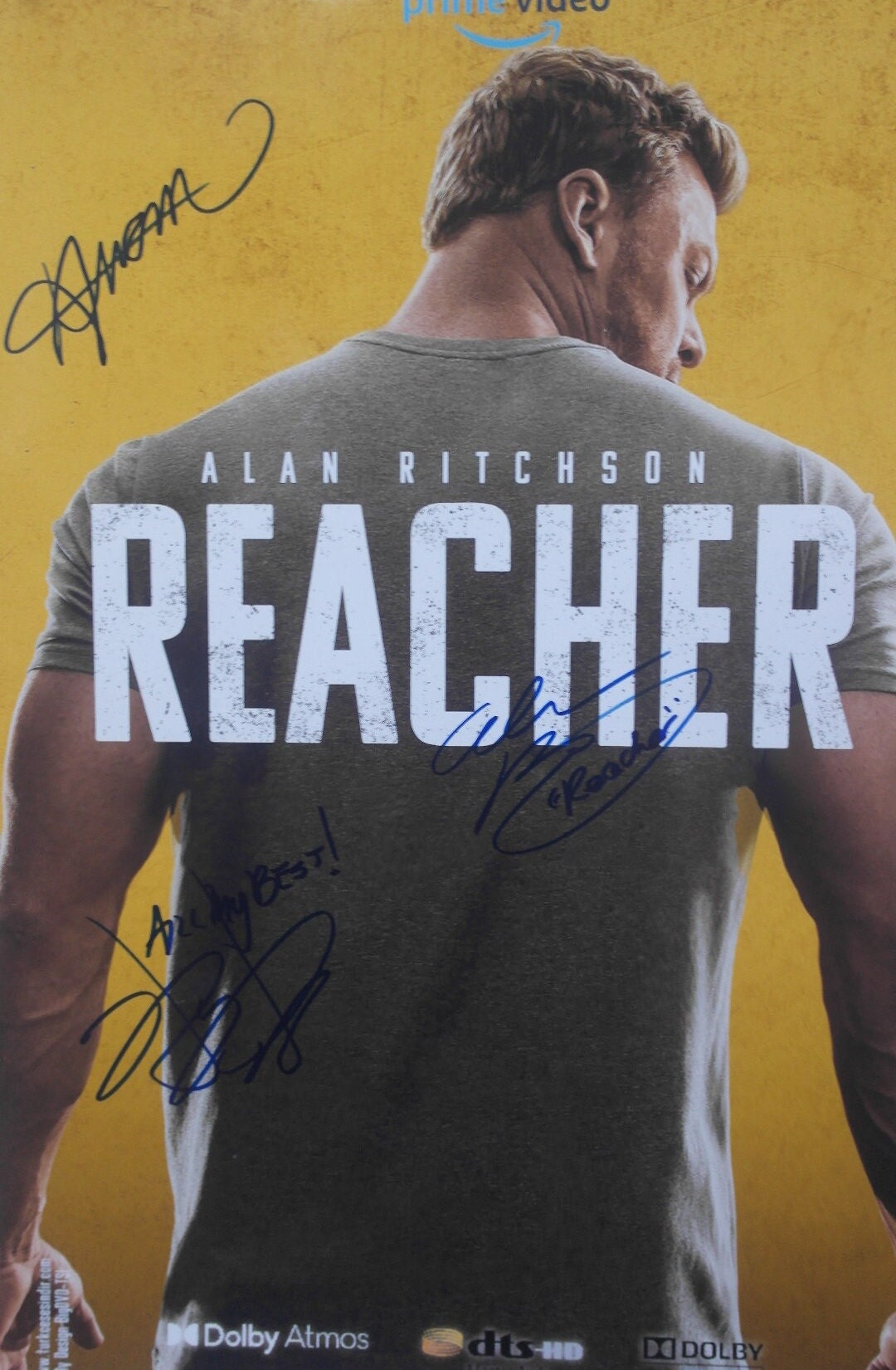 Autographed Poster - TV Series - Reacher + COA - Etsy