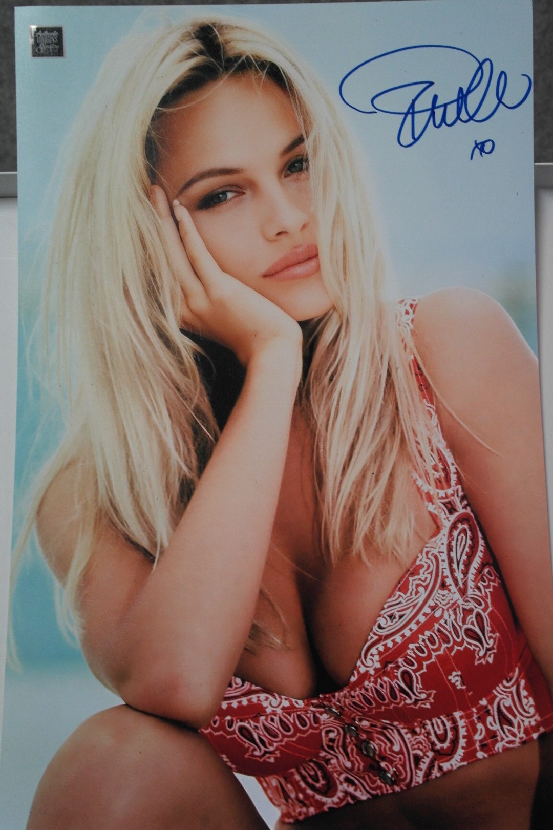 Autographed Poster - Model/actress - Pamela Anderson 11x17 + COA - Etsy
