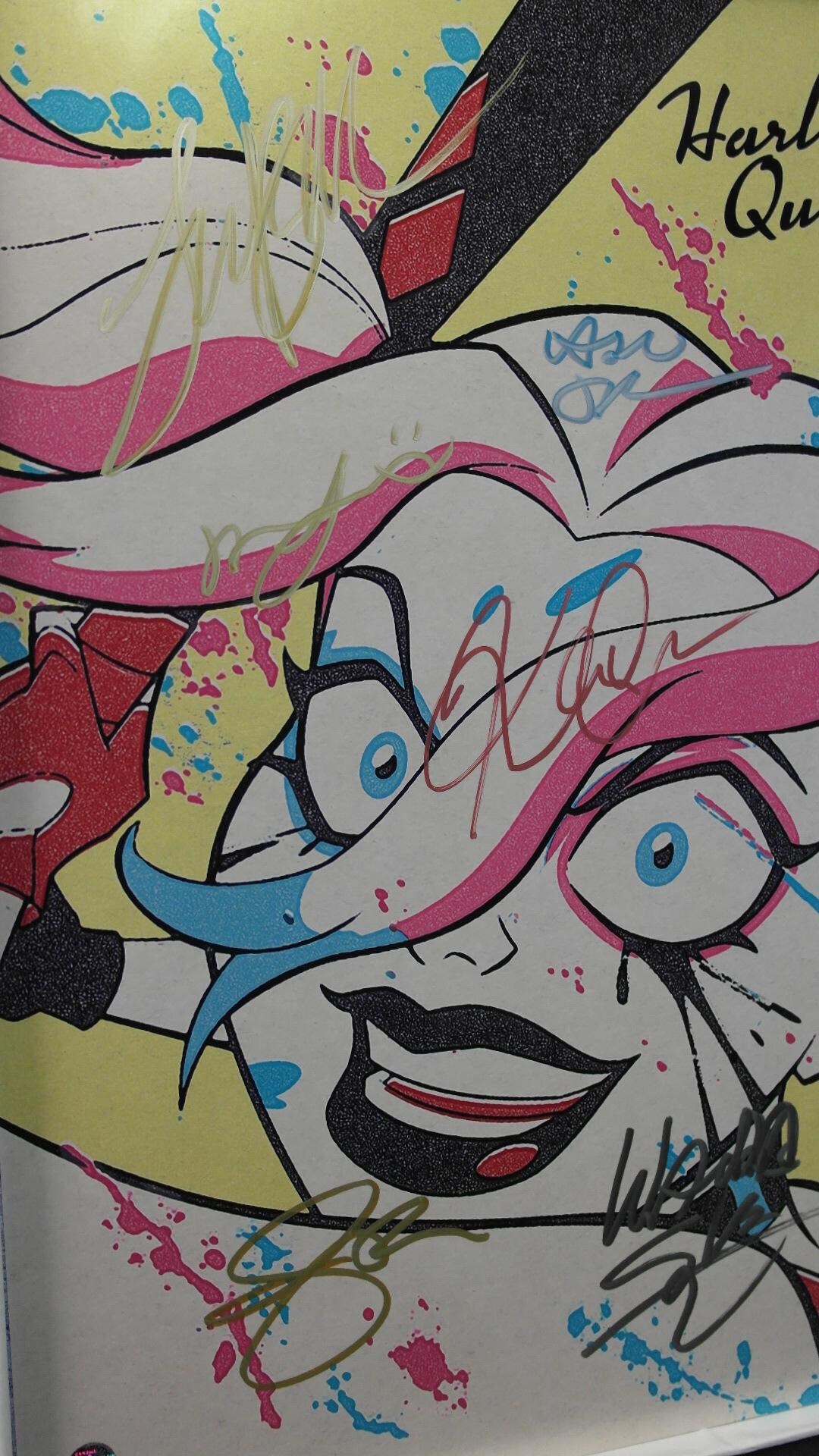 11X17 - Signed Poster - Harley Quinn - Kaley Cuoco, Lake Bell, Alan ...