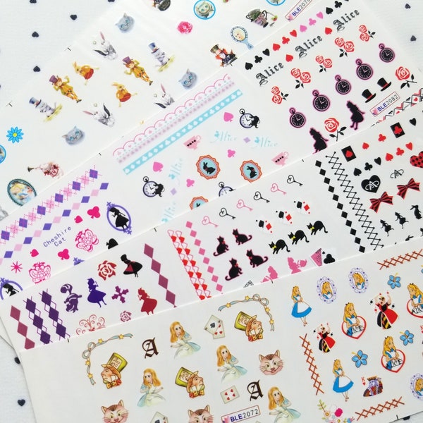 Alice in Wonderland Decal - Etsy