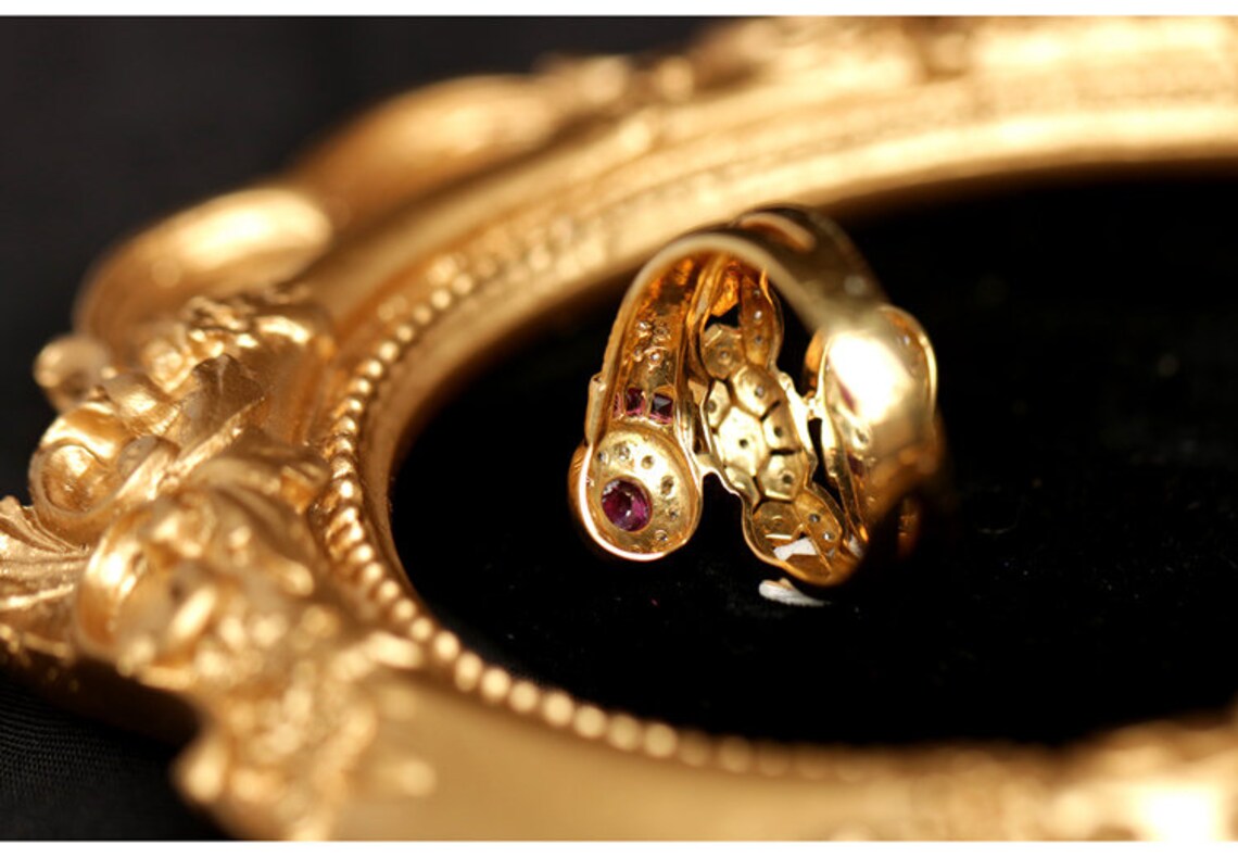 Natural Peach Ruby Oval Cut & White Diamond Handmade 18K Solid - Etsy