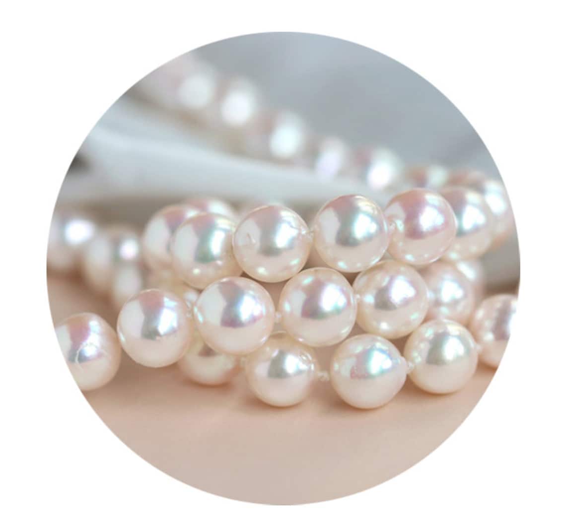 7mm Natural Golden South Sea Pearl 18K Solid Yellow Gold Pearl - Etsy