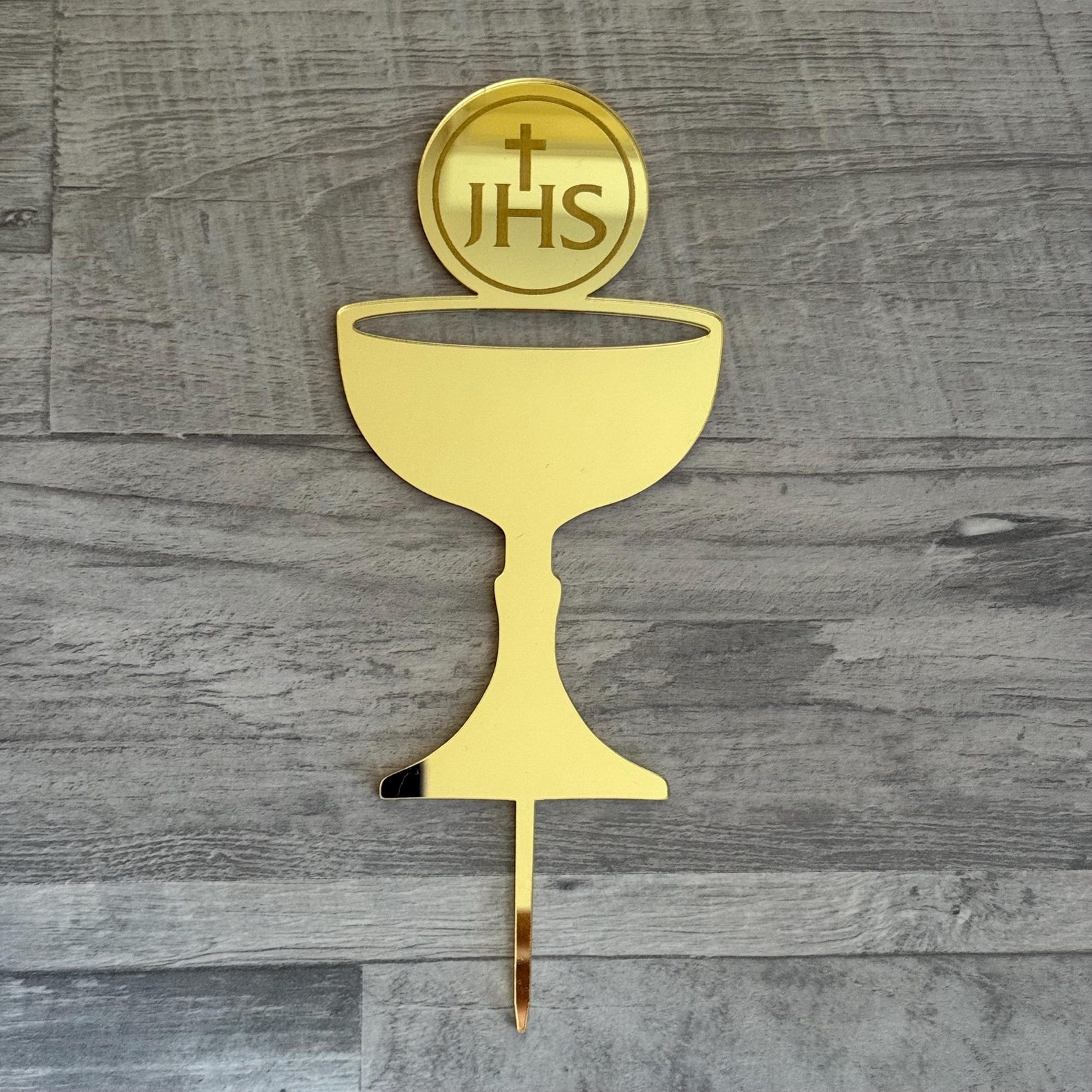 Personalized Chalice Cake Topper, JHS Cake Decoration for First ...