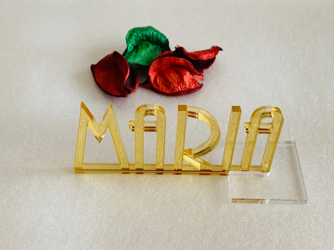Personalized Laser Cut Place Cards Custom Wedding Names Clear Etsy Personalized Laser Cut Place Cards Custom Wedding Names Clear Etsy