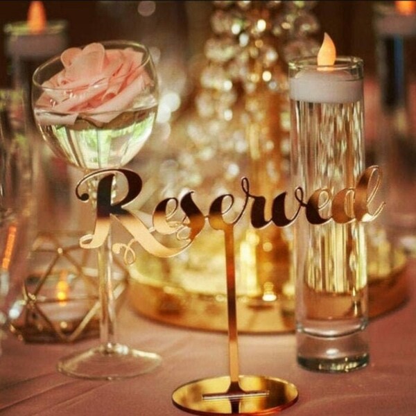 Reserved Table Sign - Etsy
