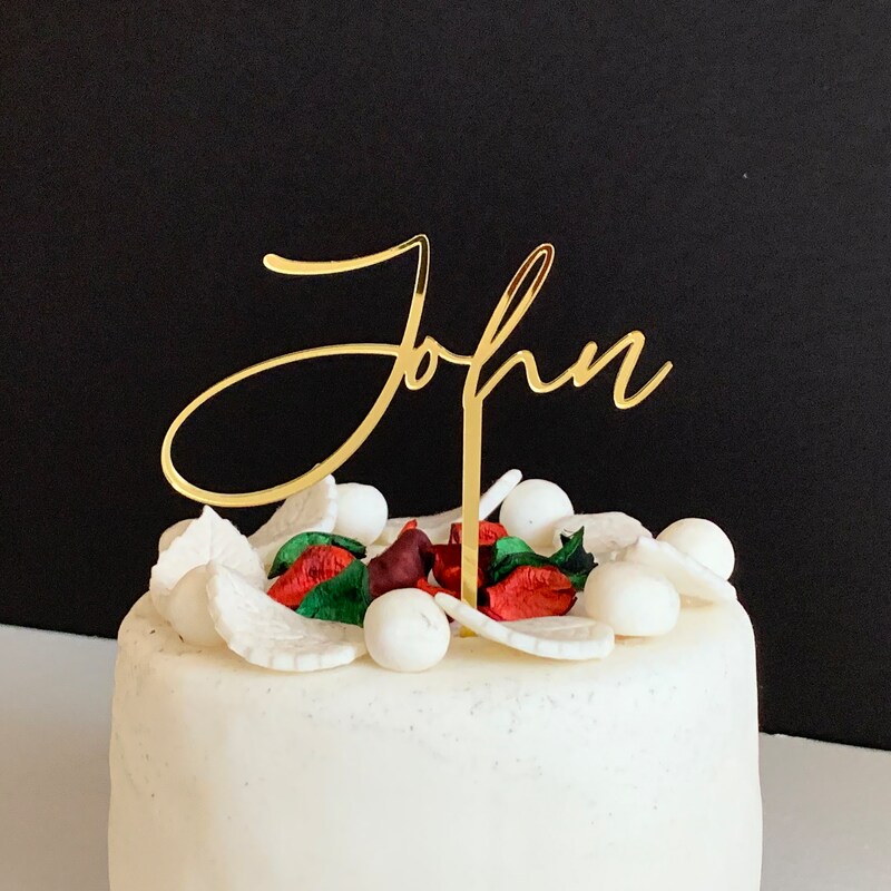 Name Cake Topper - Etsy