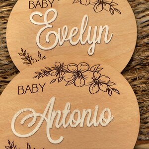 Heart Announcement Sign Personalized Name Baby Birth Stats Heart ...