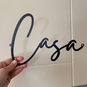 Custom Metal Words - Personalized Laser Cut Metal Names - Script Wall ...