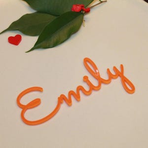 Personalized Wedding Place Table Cards Laser Cut Names Guest Names ...