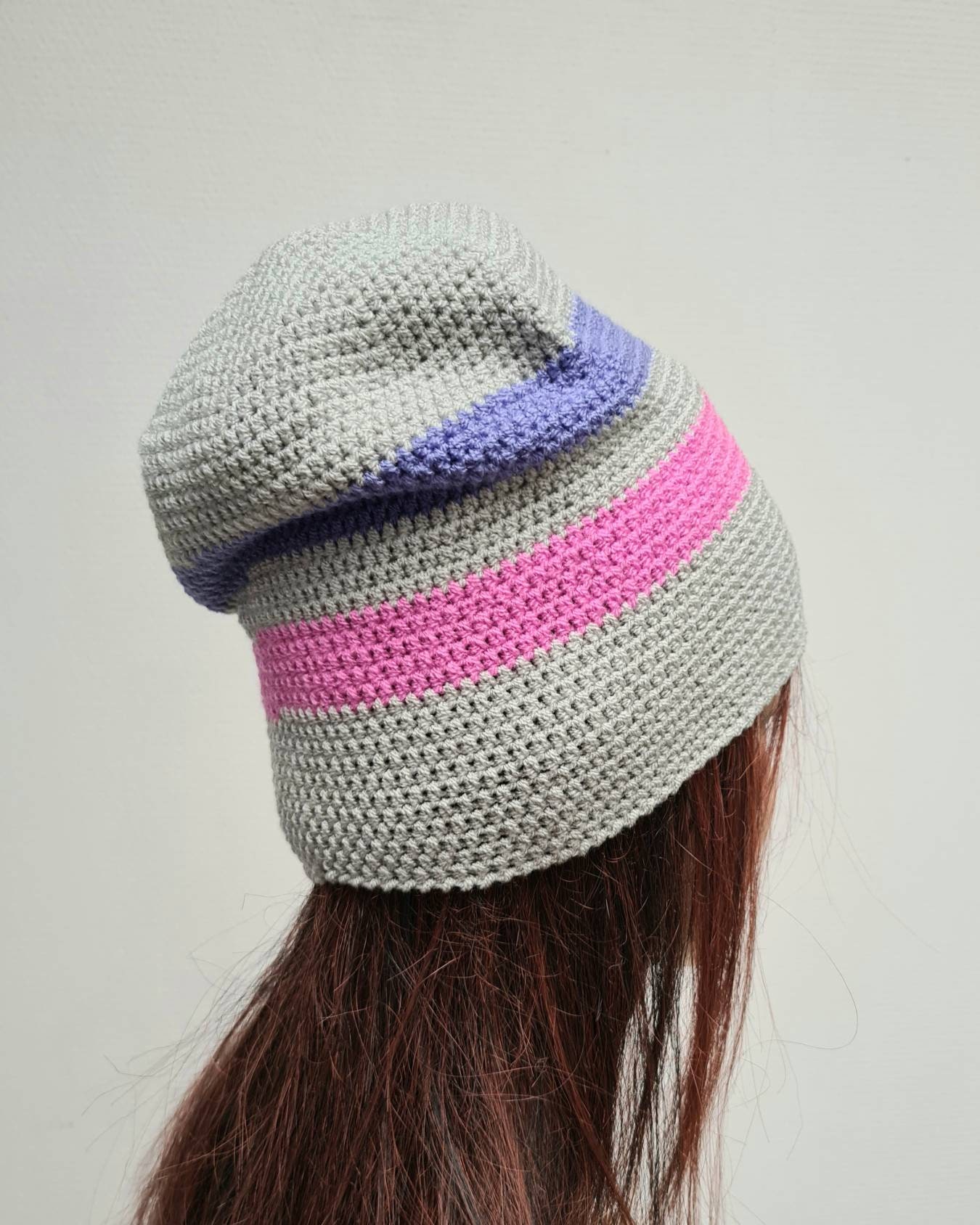 Androgynous Pride Hat LGBTQ Pride Flag LGBT Gay Pride Slouchy - Etsy