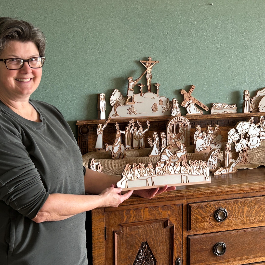 Double Size - 34 Piece Holy Week Playset – 3D Printed Christian Easter ...