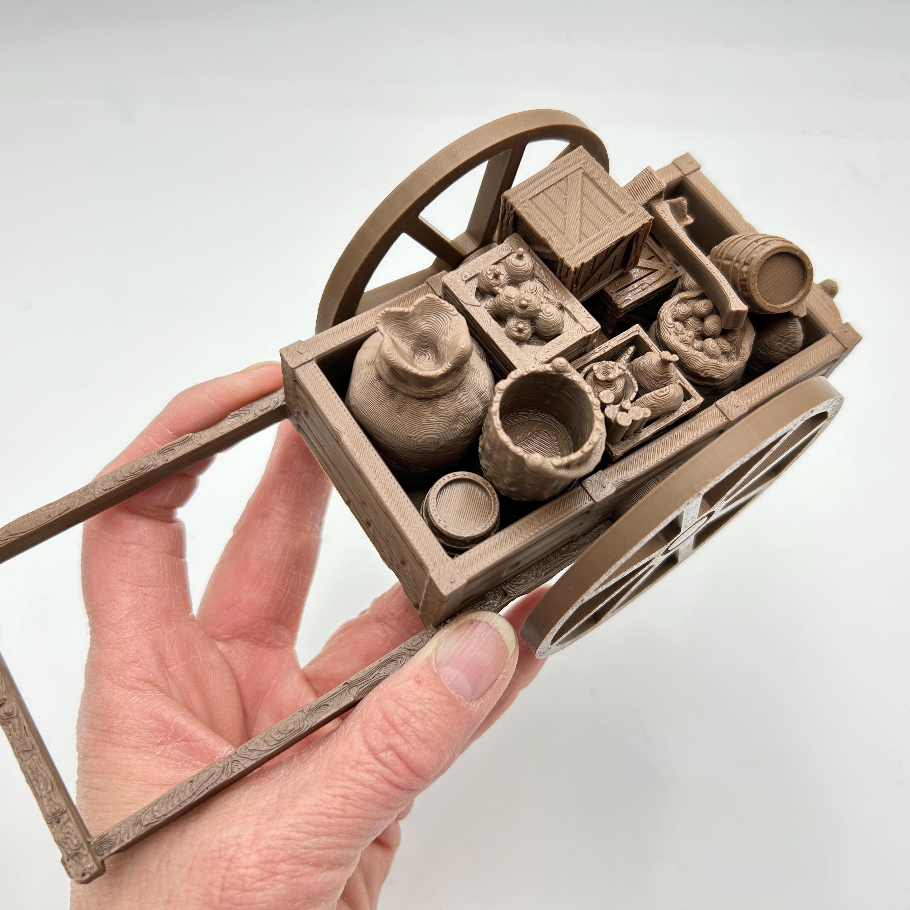 Pioneer Handcart Playset: 3D Print STL File (digital Download) - Etsy