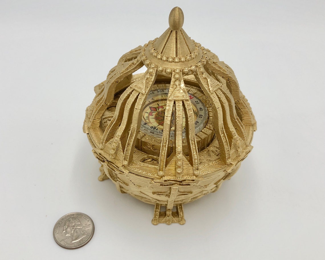 Large 3D Printed Liahona With Real Working Compass Lds - Etsy