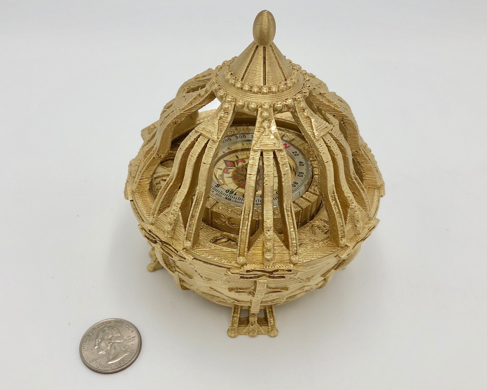 Large 3D Printed Liahona With Real Working Compass Lds - Etsy
