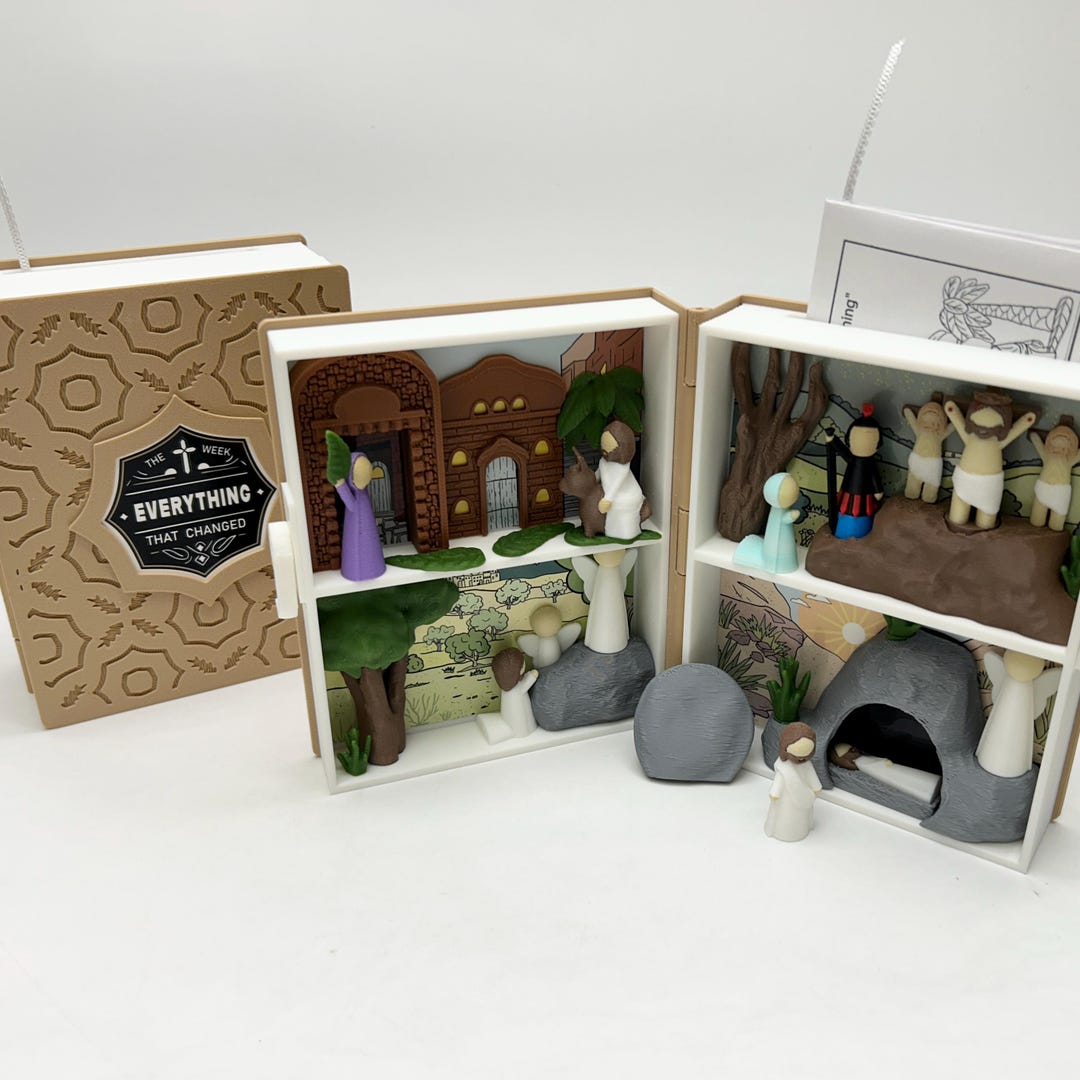 3D Printed Easter Story Playset: Holy Week Teaching Aid - Etsy