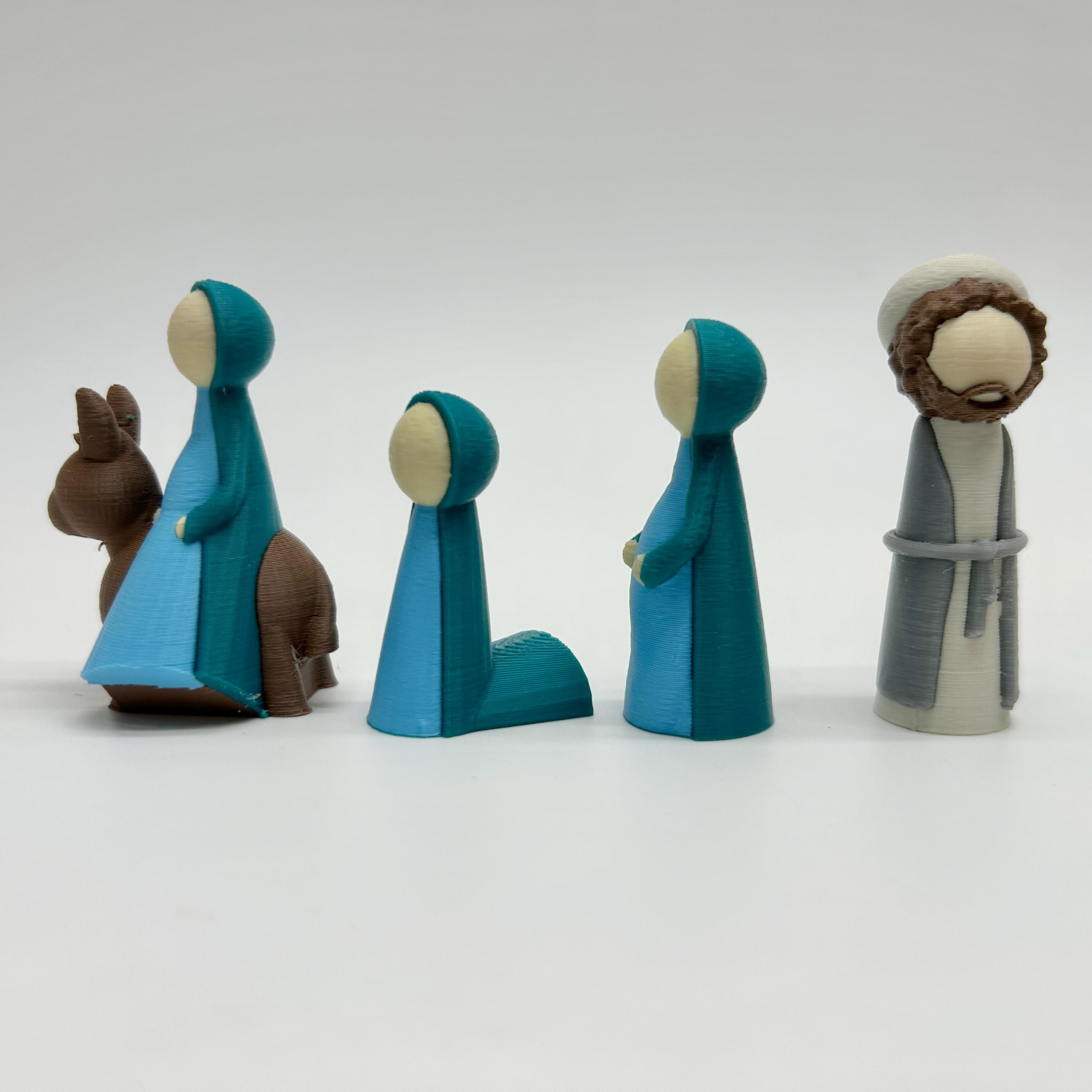 Interactive Nativity Playset: 20 Figurines, Story Coloring Book - Etsy