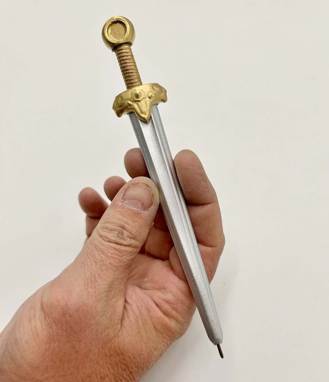 Sword of Laban Pen Sword Pen With Gold Hilt 3D Printed in PLA Lds Sword ...