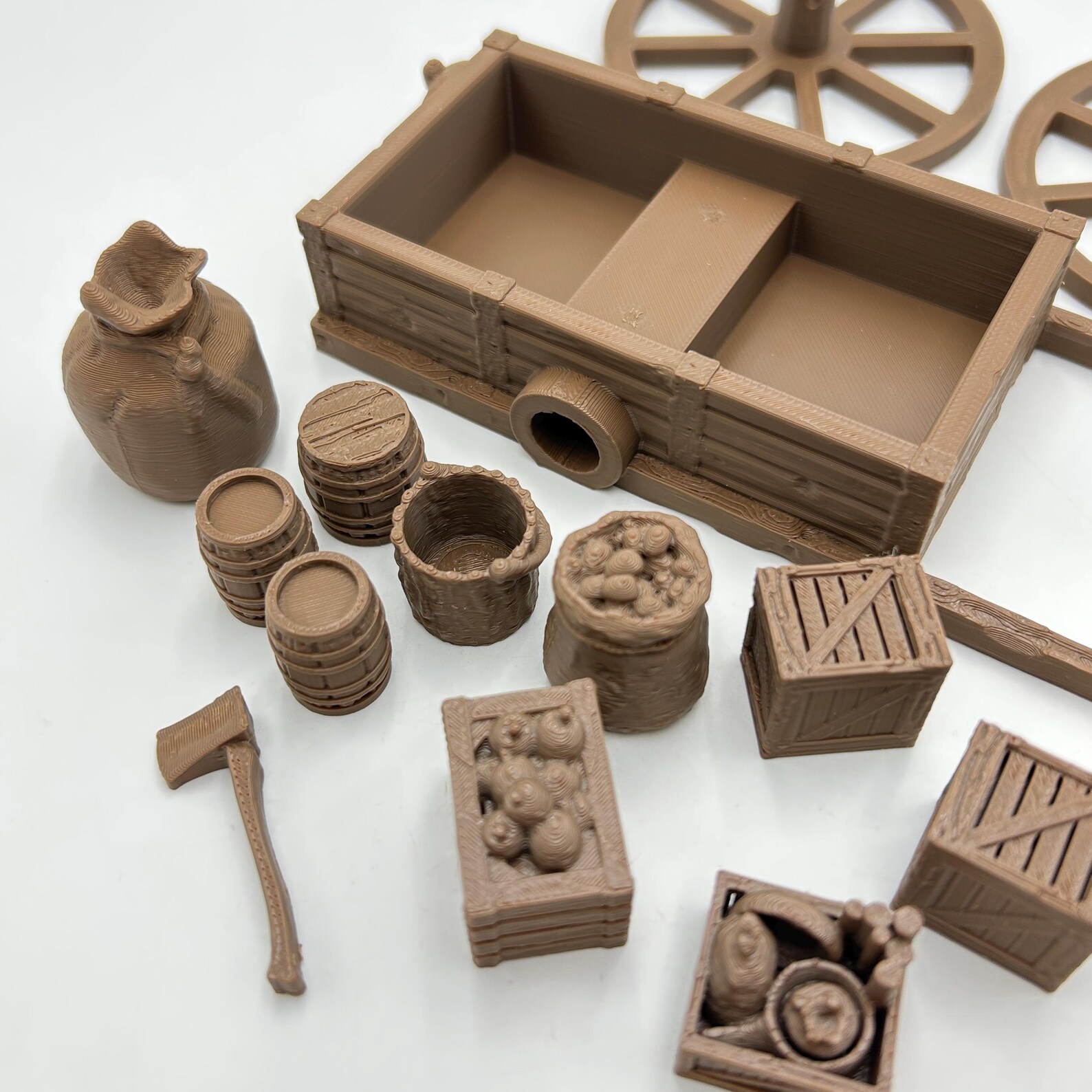 Pioneer Handcart Playset: 3D Print STL File (digital Download) - Etsy