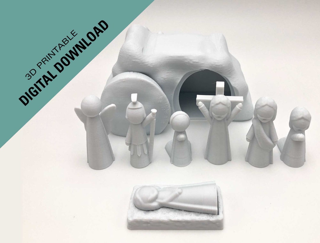 Easter Resurrection Playset Downloadable 3D Print STL Files, Easter ...