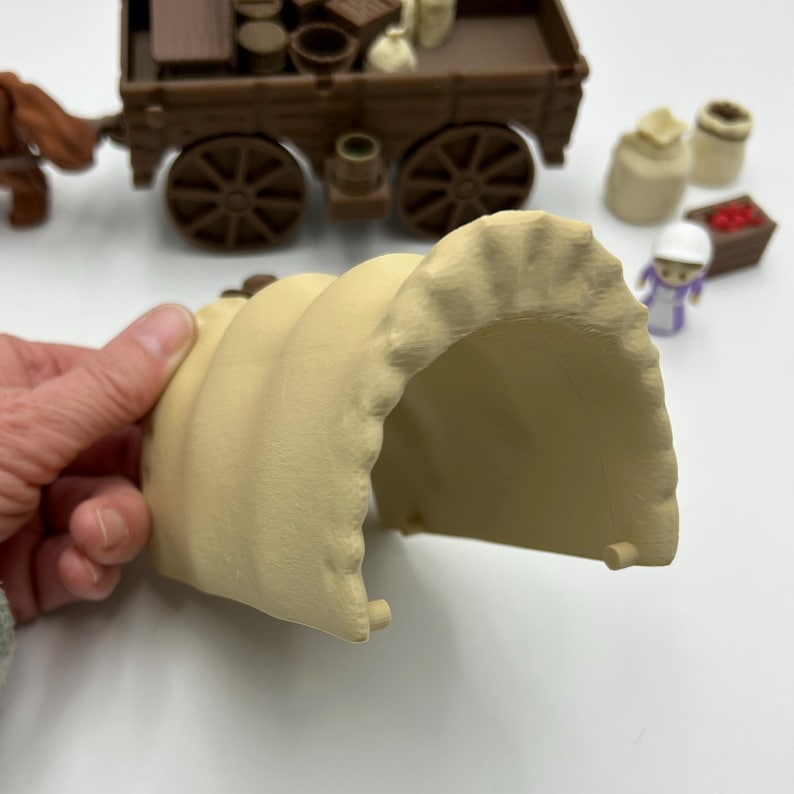 3D Print Covered Wagon Playset STL Files: Pioneer History Learning - Etsy