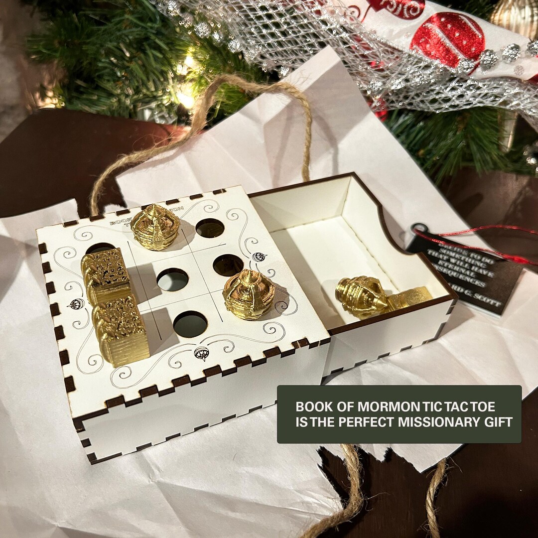 Missionary Gift Book of Mormon Tic Tac Toe LDS Christmas Gift LDS ...