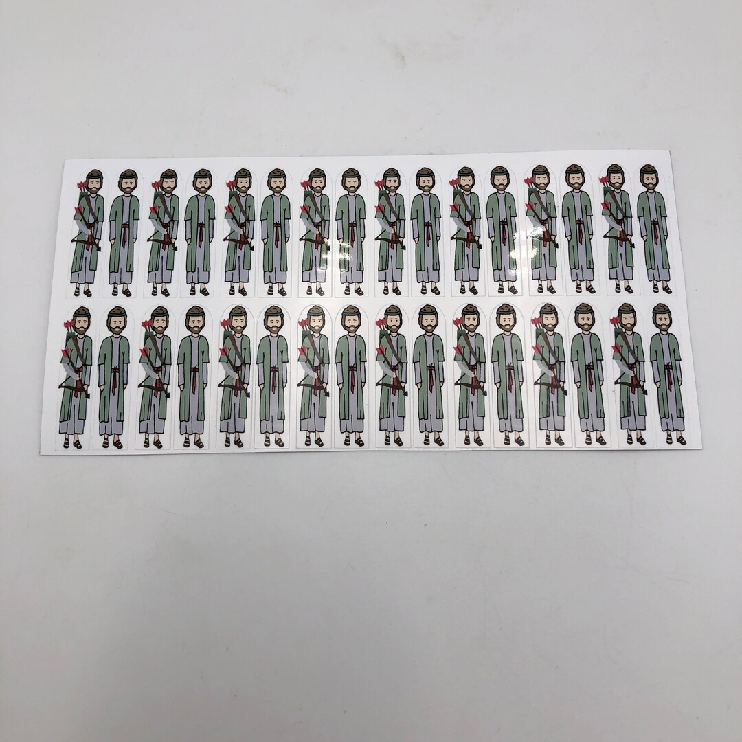 16 Nephi Vinyl Stickers for Little Nephi Person in Liahona Playset ...