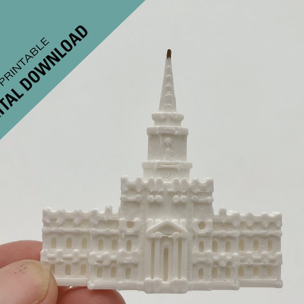 Lds Temple 3d Print Stl Files - Etsy