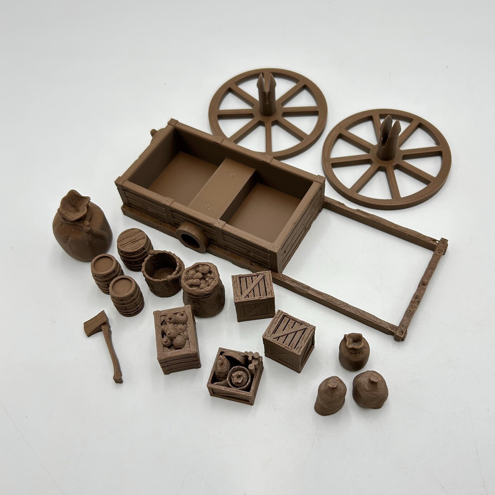 Pioneer Handcart Playset: 3D Print STL File (digital Download) - Etsy