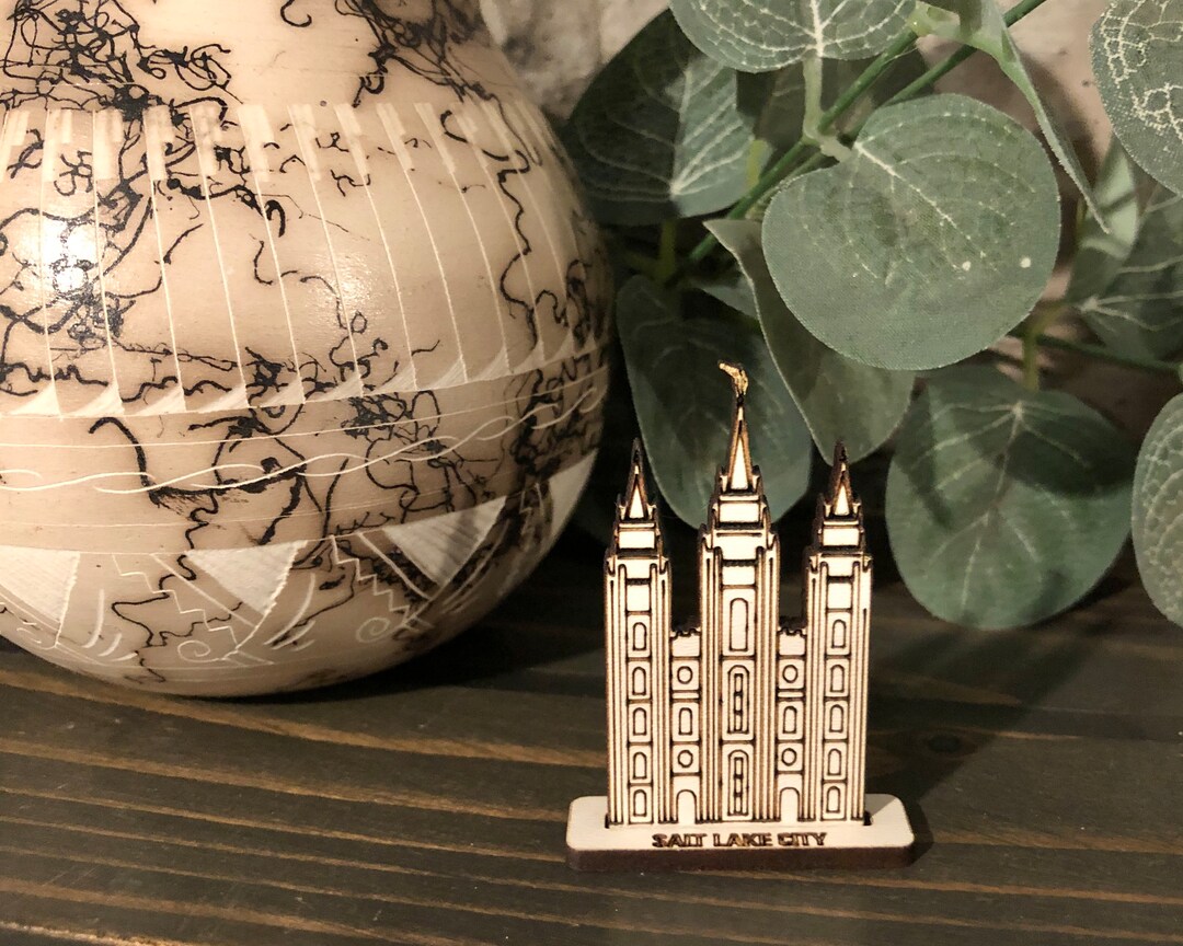 Wooden Salt Lake City, Utah Temple in a Stand, LDS Temple, Lds Teaching ...