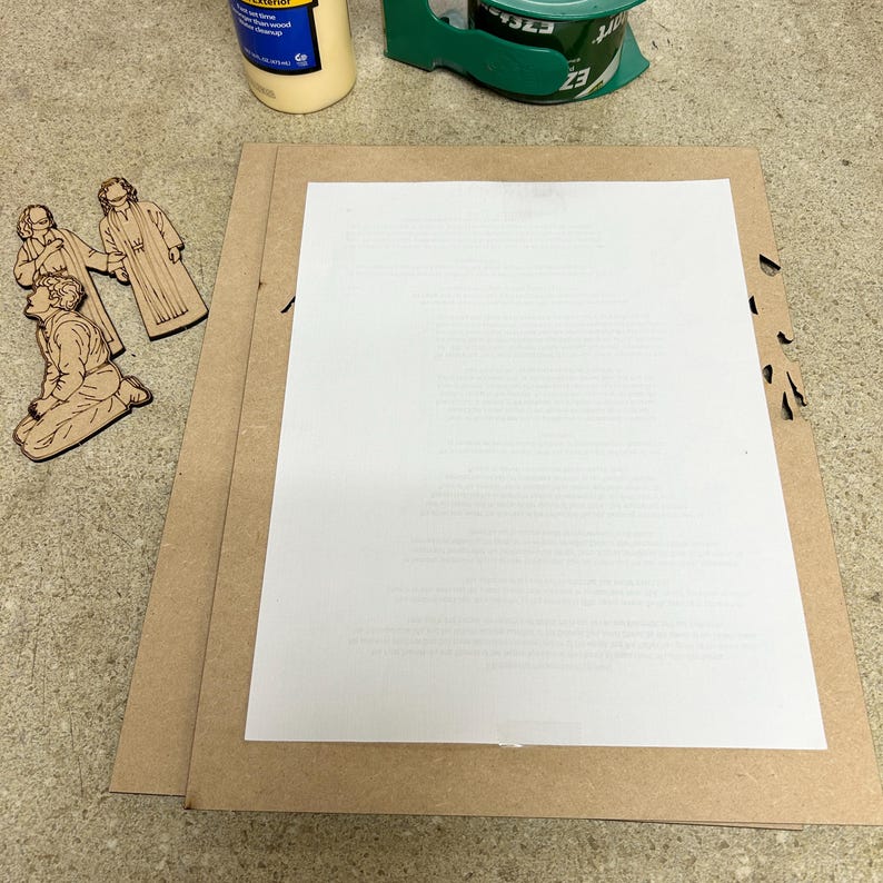 KIT Restoration Proclamation Paintable Framed Art Small DIY Kit ...