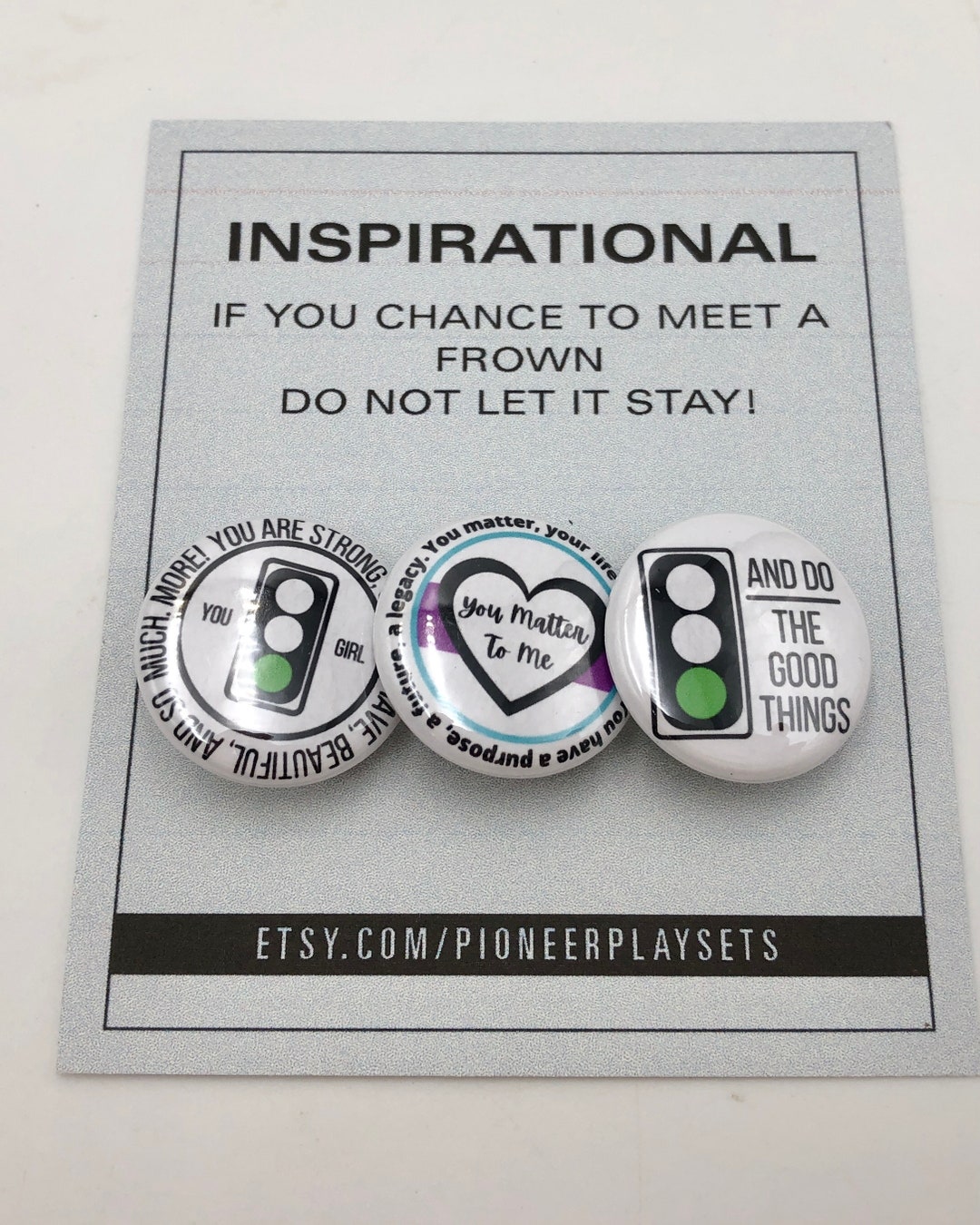 Inspirational Buttons Come as Pins Magnets Croc Charms or - Etsy