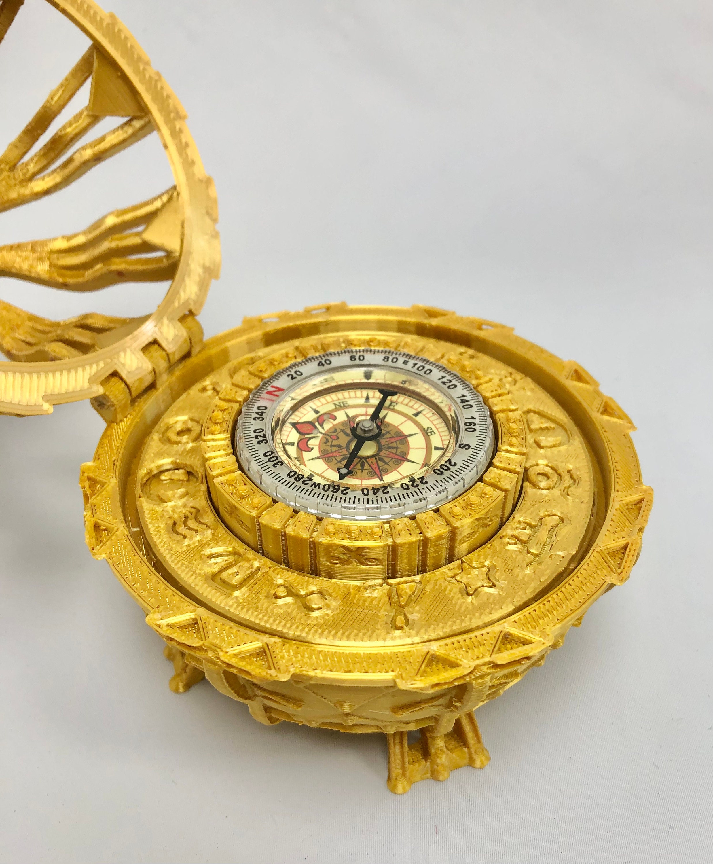 Large 3D printed Liahona with real working compass LDS | Etsy