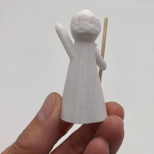 Paintable Peg Doll Moses Figurines. Let My People Go Figurine and the ...