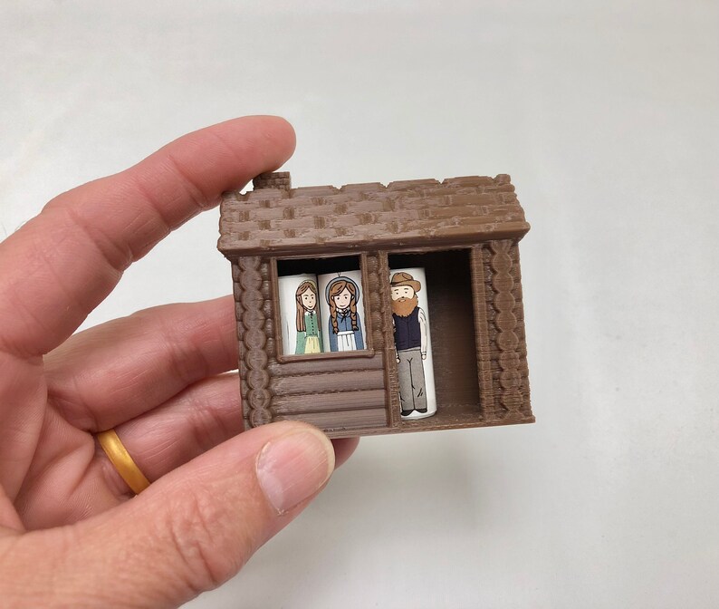 Pioneer Living in a Log Cabin Learners Playset. These Are - Etsy