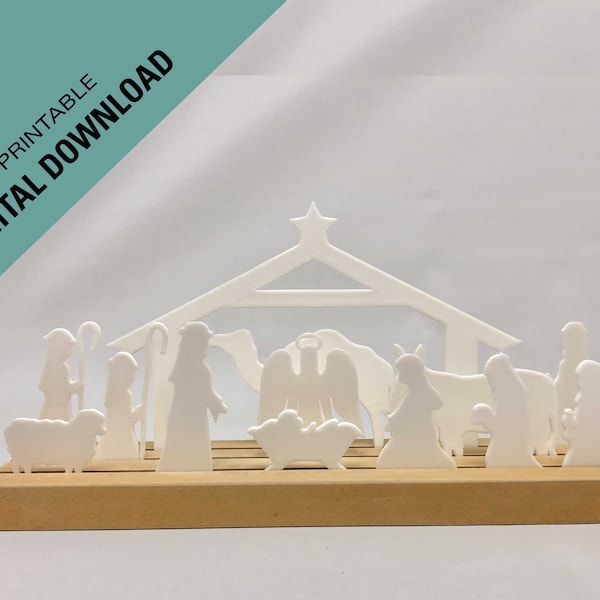 3d Printer Small Nativity Scene - Etsy