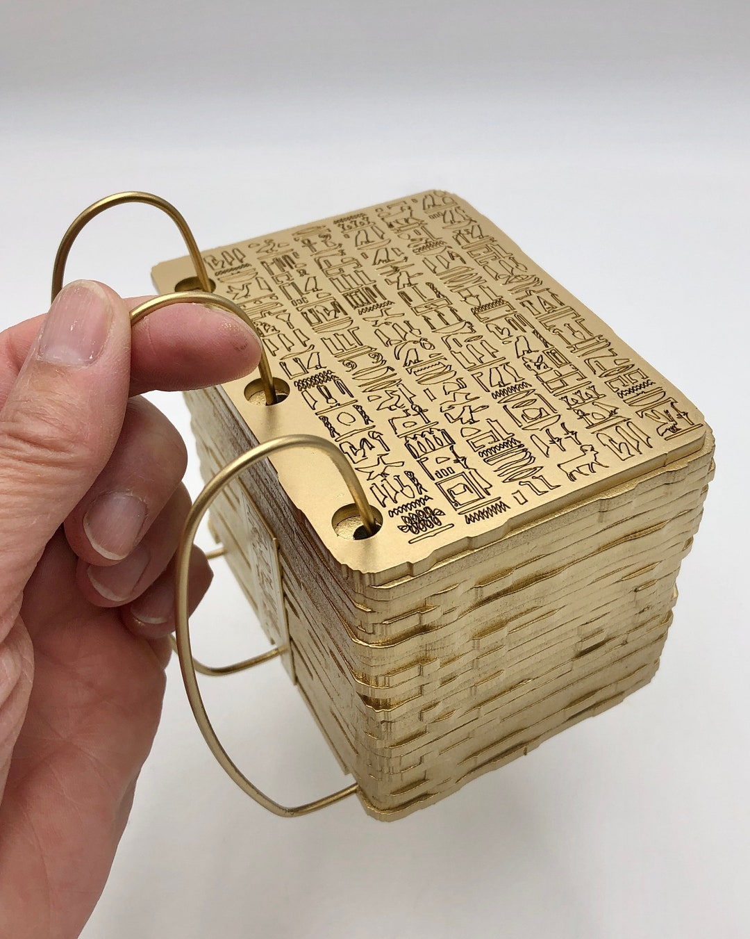 Medium 1/2 Scale Gold Plates, LDS Hand Made Box, Wood Laser Cut, Lds ...