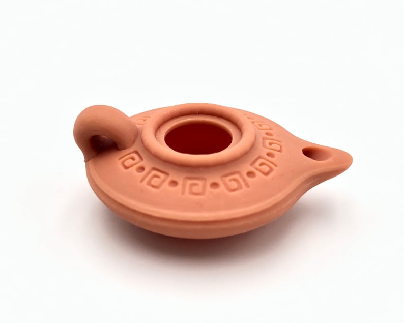 Mini Oil Lamp, Miniature Biblical Display Oil Lamp Great for Teaching ...