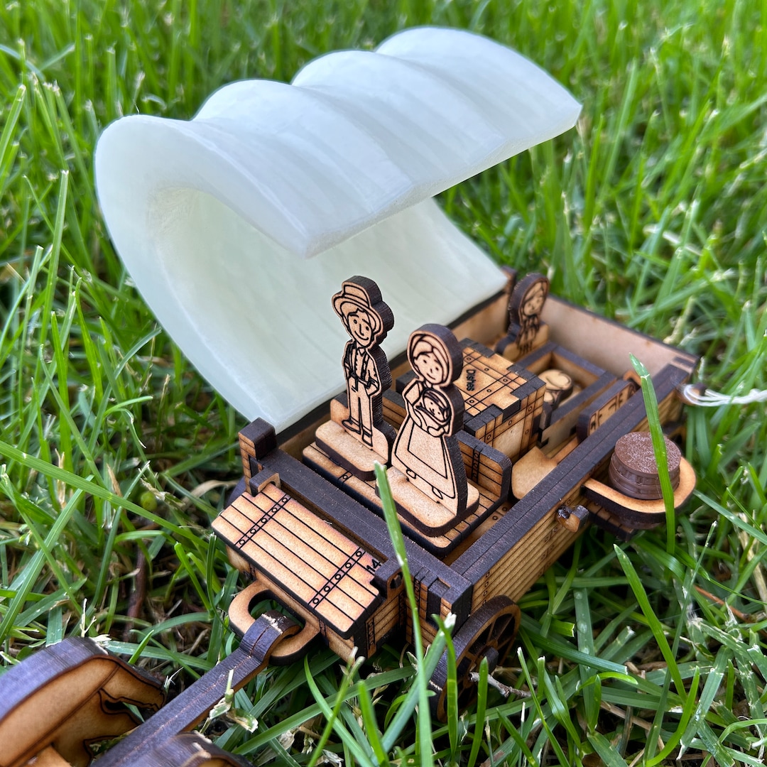 Covered Wagon Playset Pioneer Day Prairie Wagon Horse Drawn Wagon Gift ...