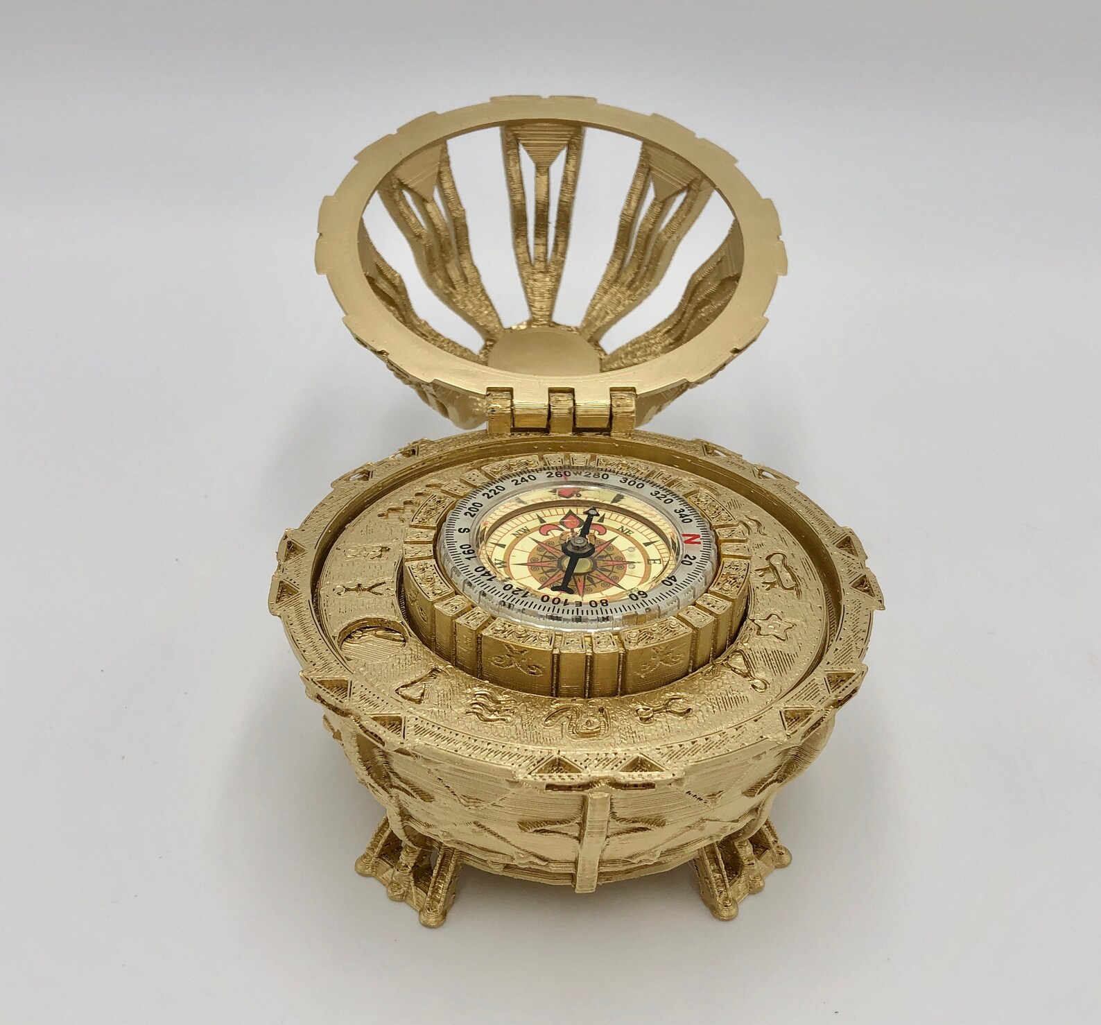 Large 3D Printed Liahona With Real Working Compass Lds - Etsy