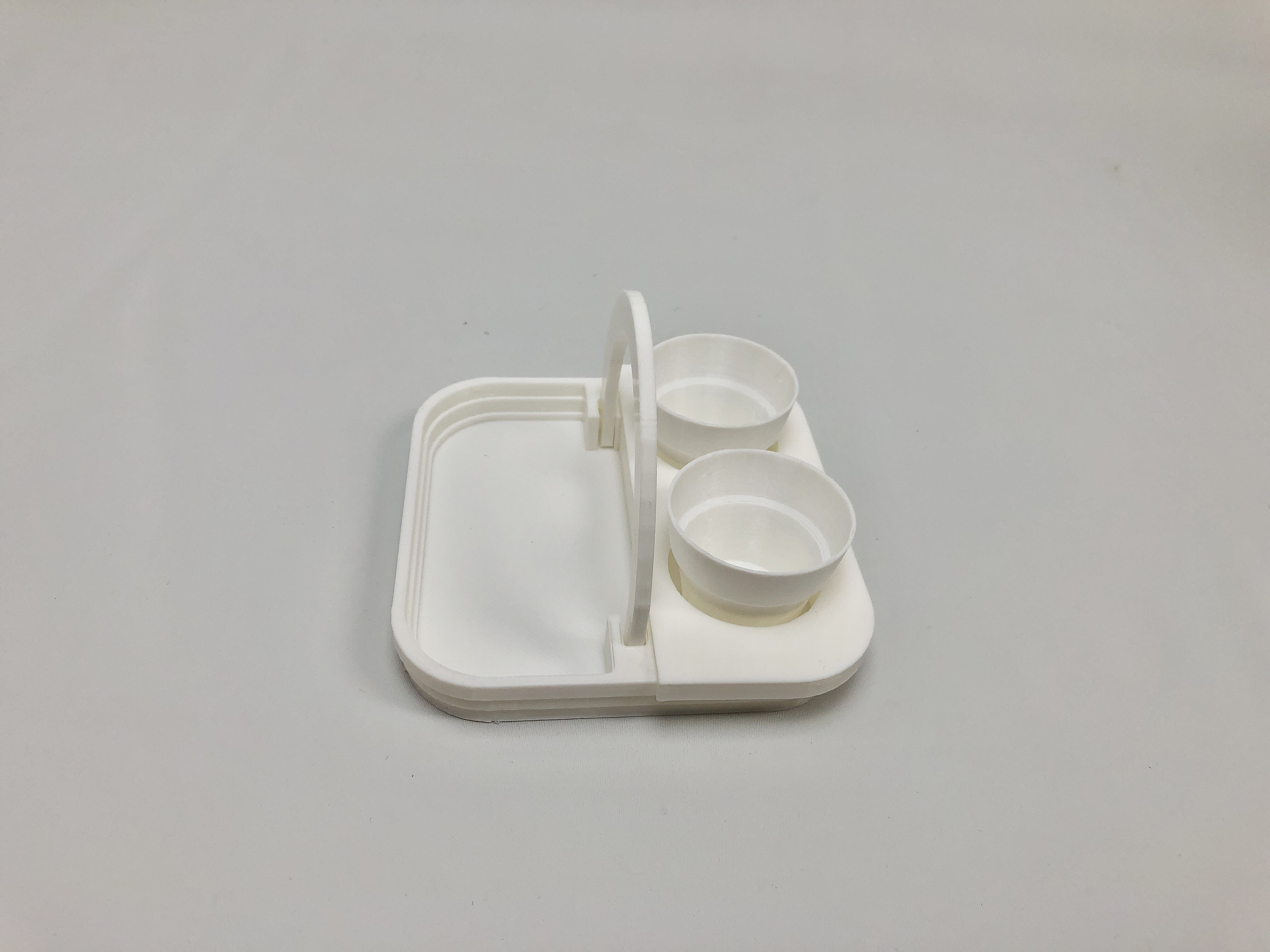 One Handmade Miniature Sacrament Tray With Larger Cups to Serve Two ...