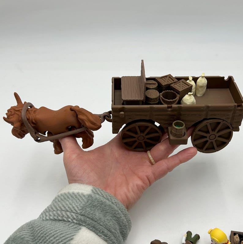3D Print Covered Wagon Playset STL Files: Pioneer History Learning - Etsy