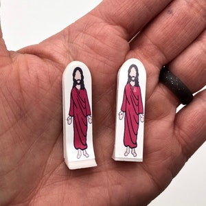 Mini Jesus Figurines, Set of 10, Pocket Jesus, Church Handout ...