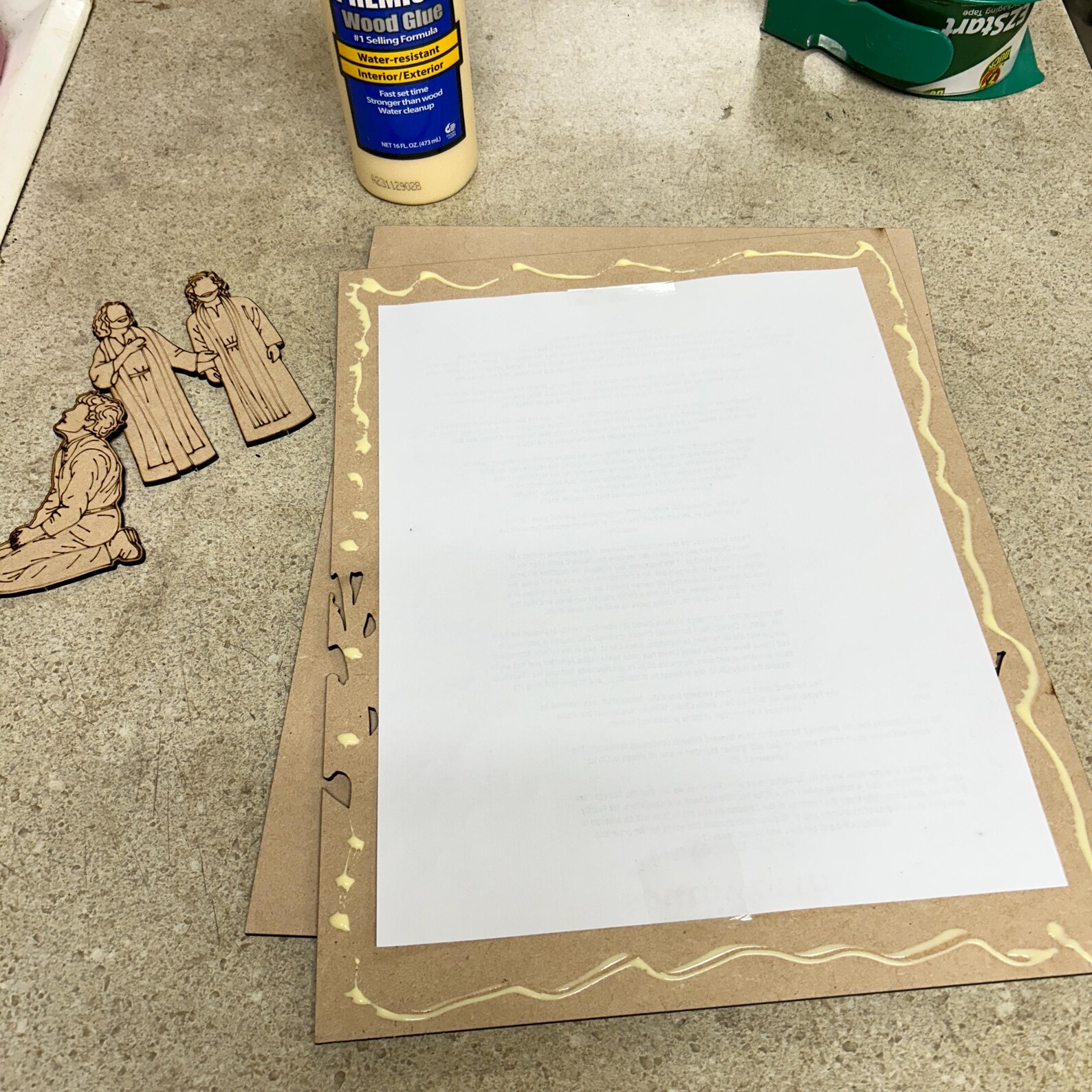 KIT Restoration Proclamation Paintable Framed Art Small DIY Kit ...