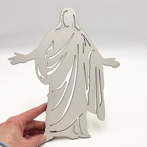 Wooden Christus Statue, Flat for Making Your Own Beautiful Wall ...
