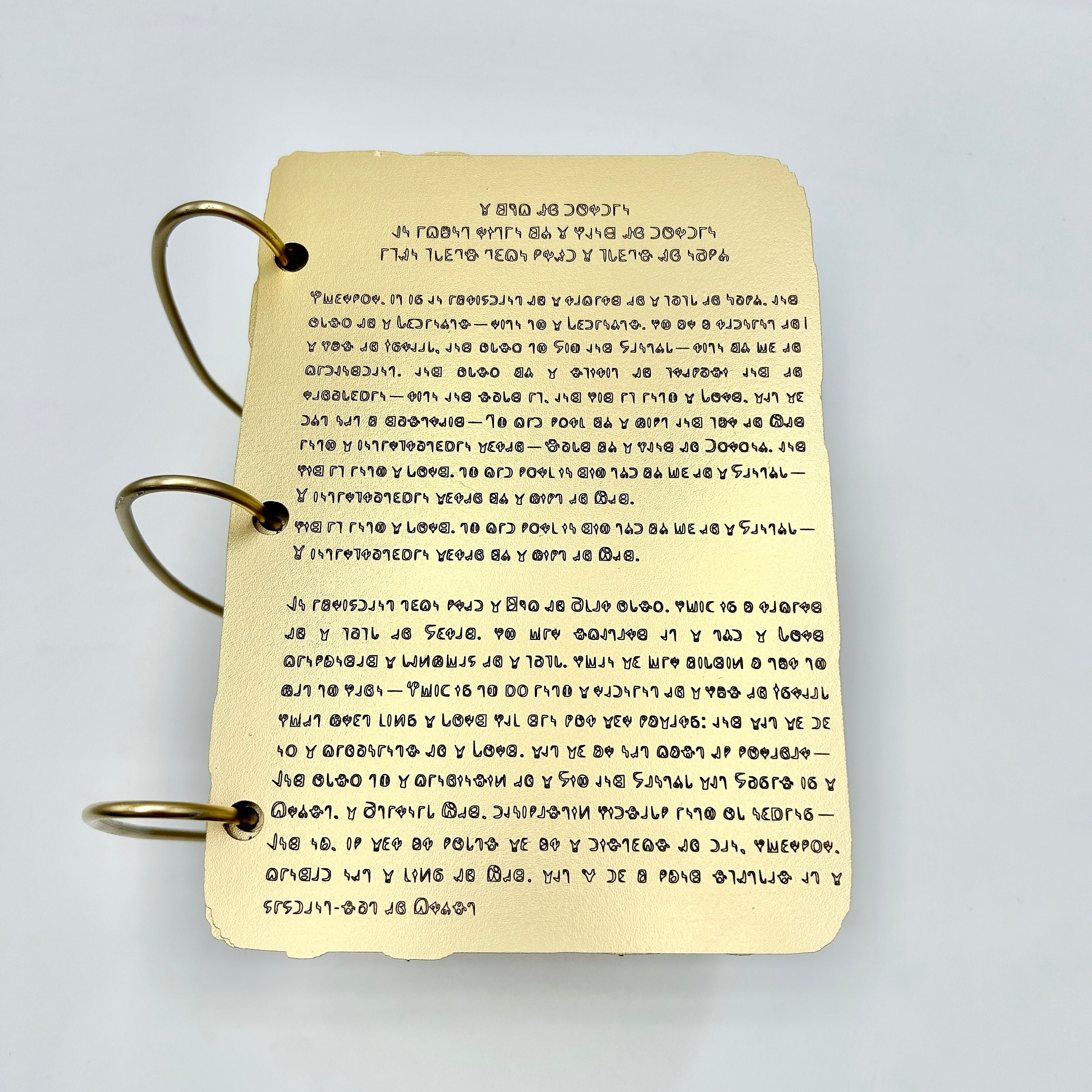 Deseret Alphabet Full Scale Gold Plates Display LDS Fathers Day Lds ...